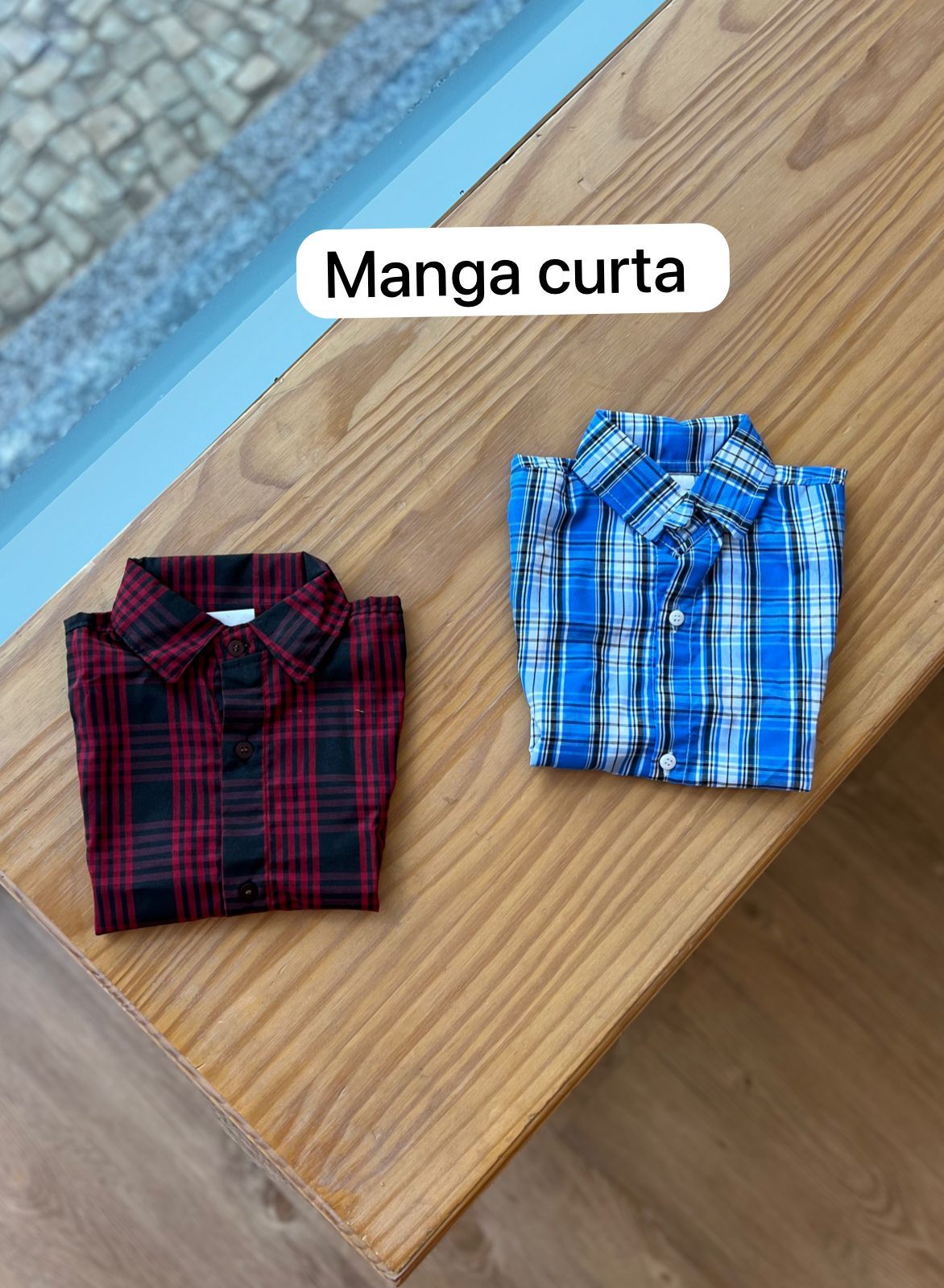 CAMISA MANGA CURTA XADREZ E QUADRICULADA UNISSEX LUI BAMBINI - CAMISA ...